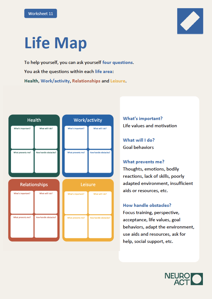 NEUROACT Meeting 11. Life Map ~ BRAINPROOF